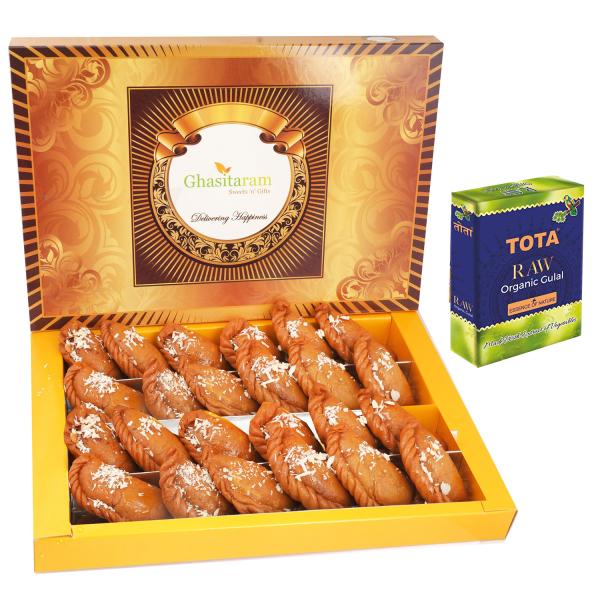 Holi Gujiya Box (800 gms) with Organic Gulal - JioMart