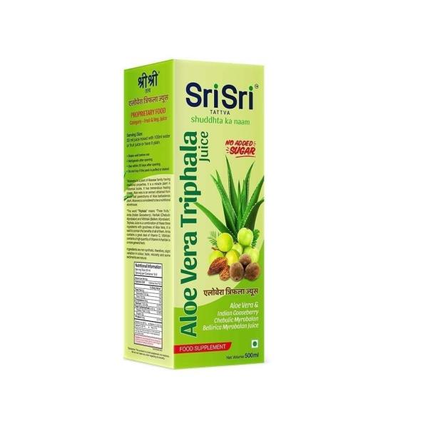Sri Sri Tattva Aloe Vera Triphala Juice - No Added Sugar, 500ml - JioMart