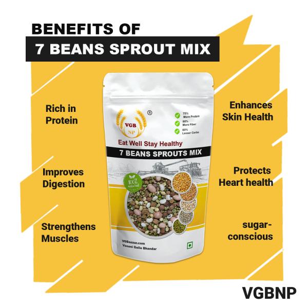 VGBNP Natural & Healthy 7 Beans Sprout Mix ( Sprouting mix) Sprout bean ...