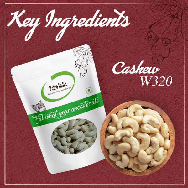 Paleo India Whole W320 Cashews 200gm Raw Kaju Dry Fruits Nuts - JioMart