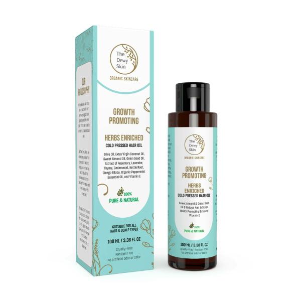 The Dewy Skin, Growth Promoting Hair Oil - 100ml - JioMart