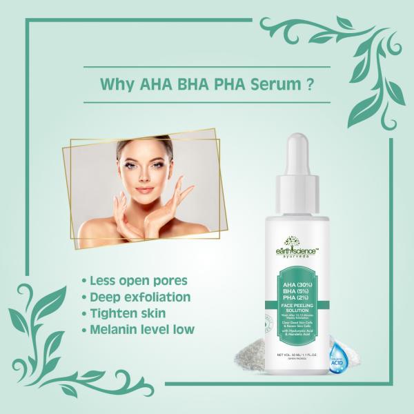 Earth Science Ayurveda AHA BHA PHA Face Peeling Solution with ...