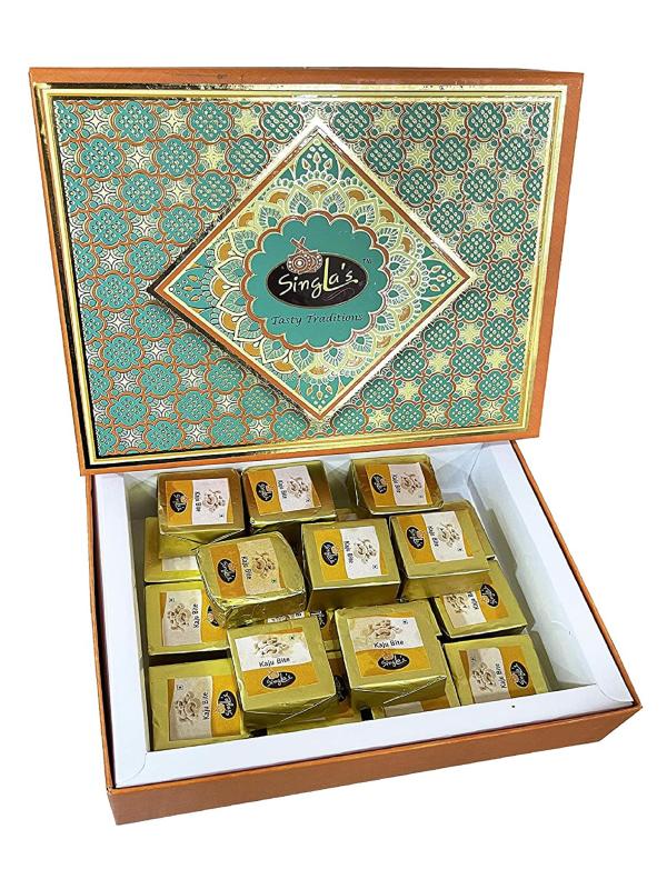 Singla Sweets Kaju Bite 400G Burfi Sweet Box - JioMart