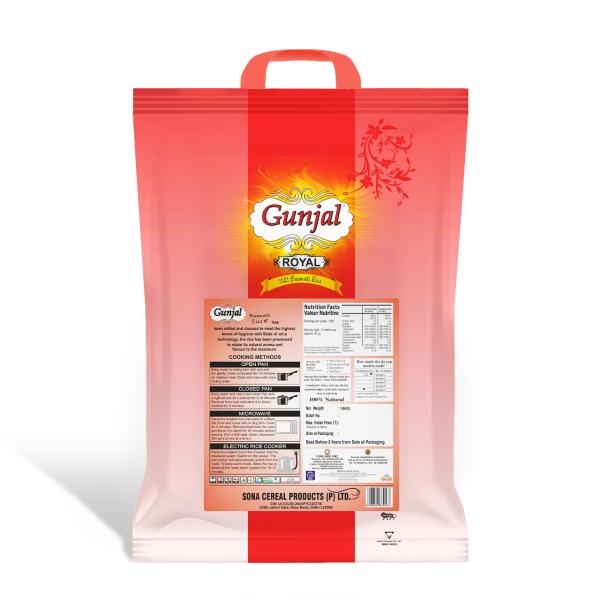 GUNJAL ROYAL BASMATI RICE, 10 KG - JioMart