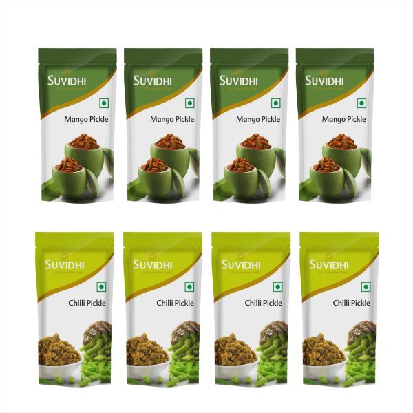 SUVIDHI Amba loncha 200gm pack of 4, Mirchi Loncha 200gm pack of 4 ...