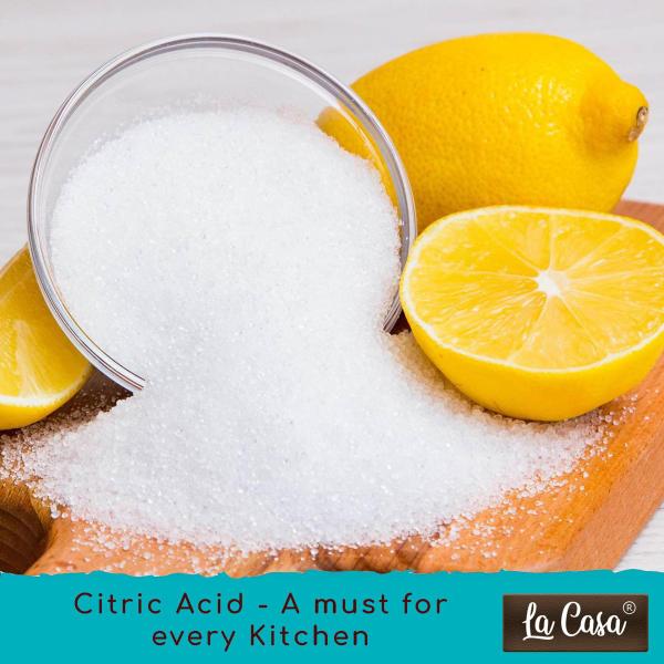 La Casa Pure Citric Acid Crystals 400 Gm (Pack Of 2) - JioMart