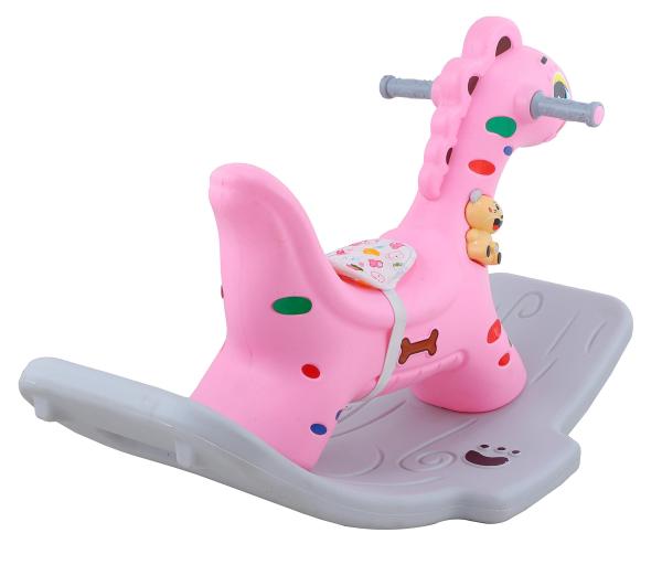 Clever Fox Pink Dino Dinosaur Musical Toy Rockers for Kids (1 to 3 Year ...