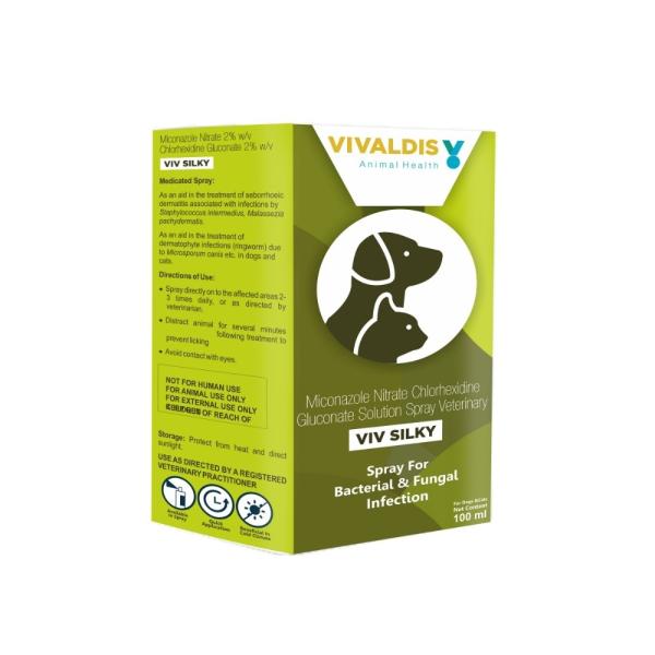 Vivaldis Viv Silky Spray- Anti-bacterial; Anti-fungal Skin Solution ...