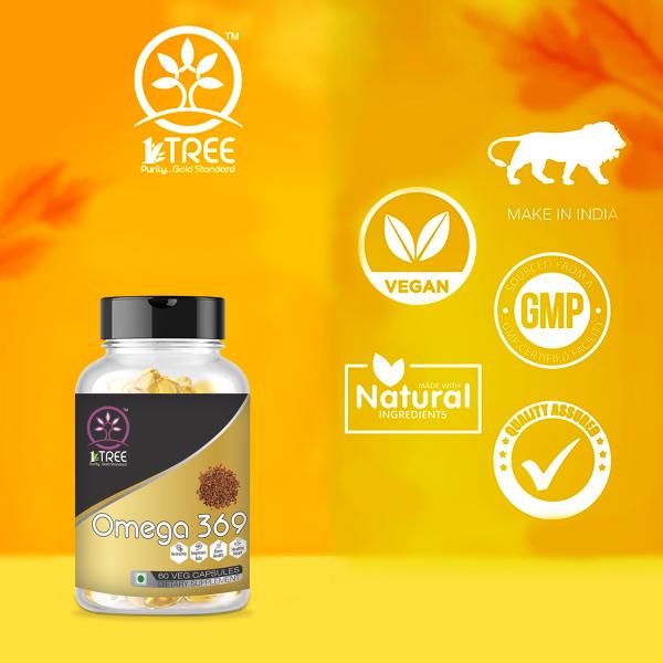 1 Tree Omega 369 Capsules For Men & Womens - Omega 3 Capsules - Flax ...