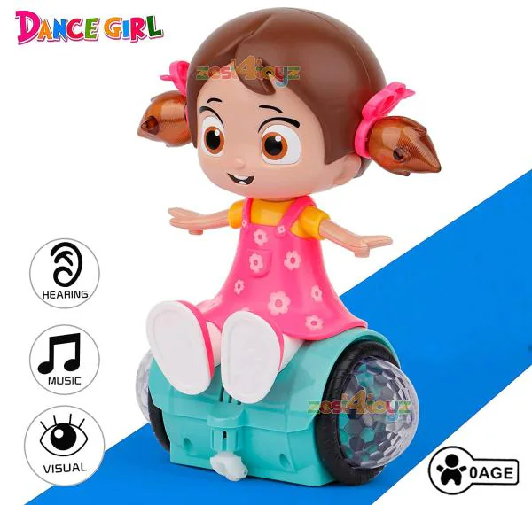 Goyals Multicolor 360 Degree Rotating Musical Dancing Girl Doll Toy ...