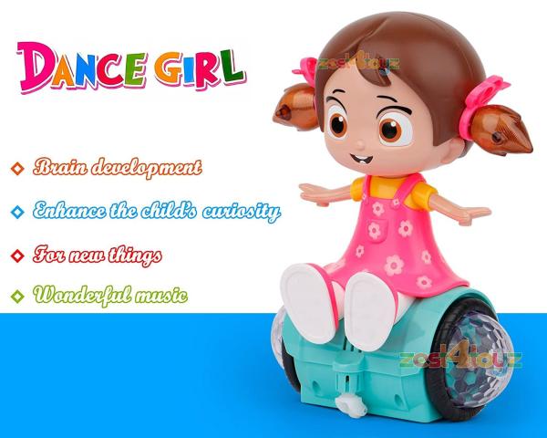 Goyals Multicolor 360 Degree Rotating Musical Dancing Girl Doll Toy ...