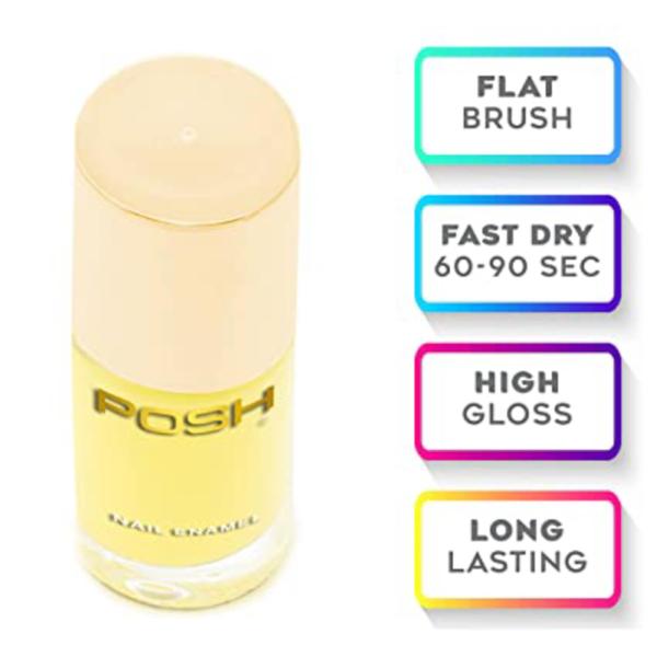 Posh Wild Lemon, Vermelho Peach, Bubble Gum Pink Quick Dry Nail Polish ...