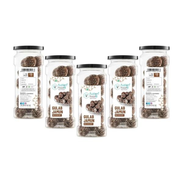 Fuzion Foodz Rajasthani Gulab Jamun Candy, 130 G Each (Pack Of 5) - JioMart