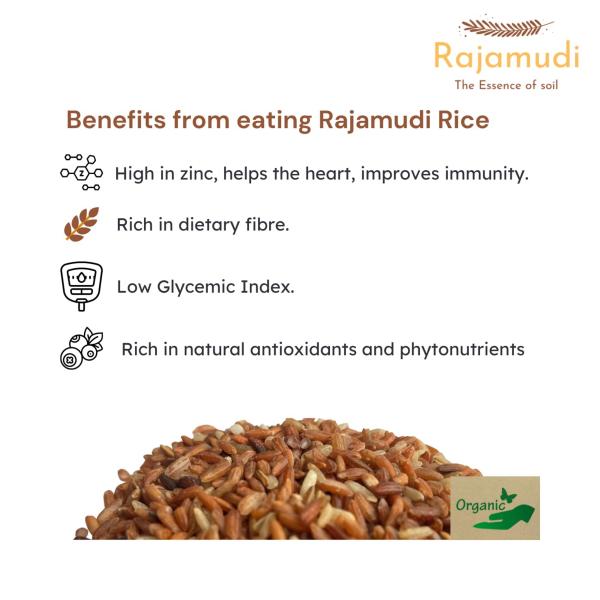 Rajamudi Rice Unpolished Long Grain Brown Rice -2 Kg - JioMart