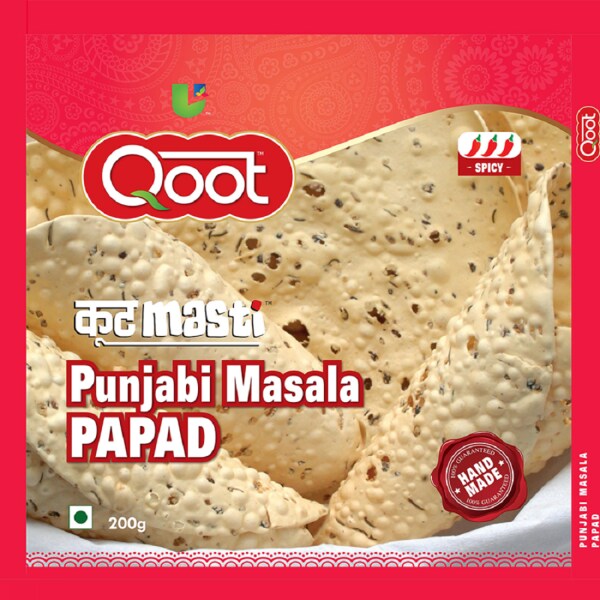 Qoot Special Combo of Punjabi Masala Handmade Healthy Papad, 600g ...