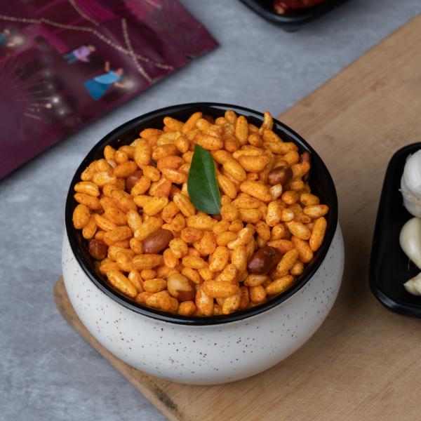 The State Plate Kolhapuri Bhel| Bhadang| Murmure| Puffed Rice| Namkeen ...