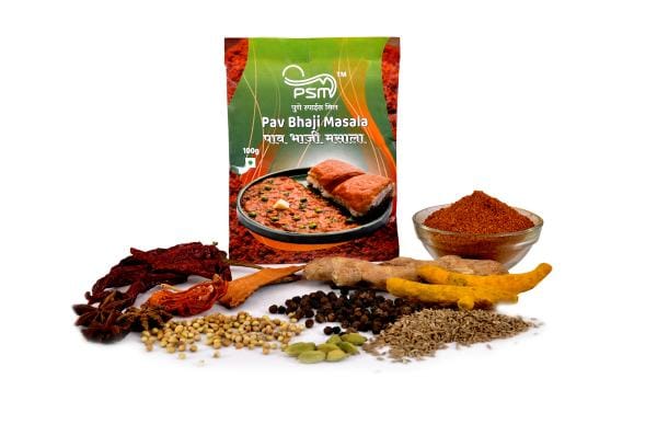 PSM Pav Bhaji Combo | Pav Bhaji Masala | Red Chilly Powder | Kanda ...