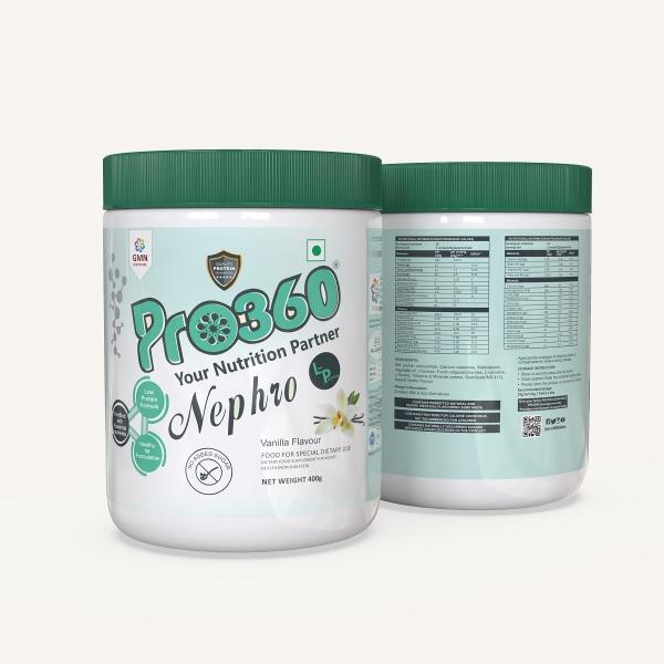 Pro360 Nephro LP Non-Dialysis Care Vanilla Flavoured Health Supplement ...