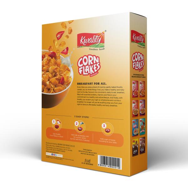 Kwality Corn Flakes 375g Box - JioMart