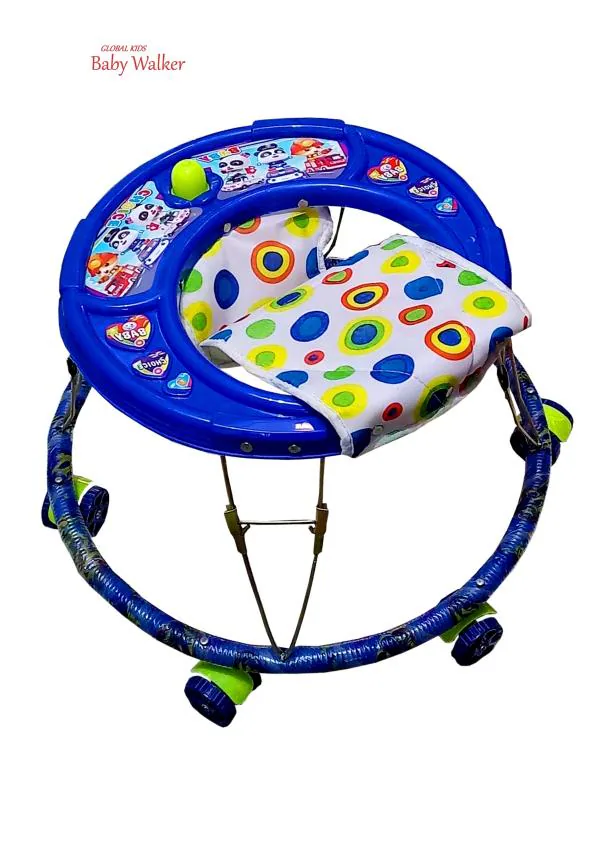 Musical Baby Walker with round shape and 6 heavy wheels - JioMart