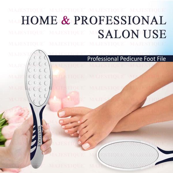 Majestique Foot File - Professional Pedicure foot scrapper with Handle ...