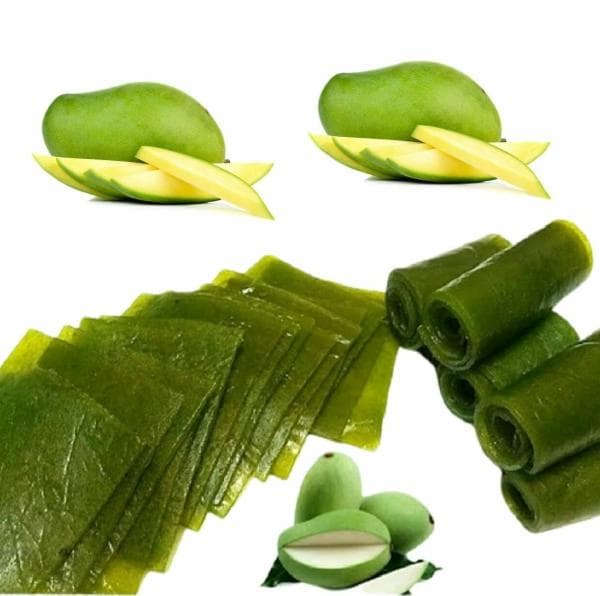 Veganic Kachha Aam Papad 200gm Dried Raw Alphonso Mango Slices Khatta ...