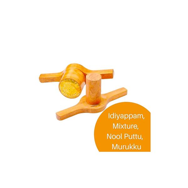 Subaa Traditional Wooden Kitchen Press,Idiyappam,Sev Sancha Maker with ...