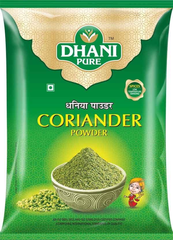 DHANI PURE CORIANDER / DHANIA POWDER, 1kg | NATURAL AND AUTHENTIC ...