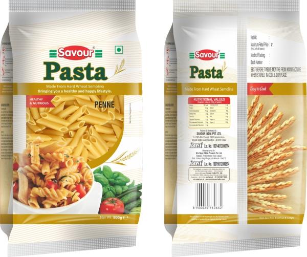 Savour Pasta Spiral (500g x 2 ) and Pasta Penne (500g x 2) Combo (Total ...