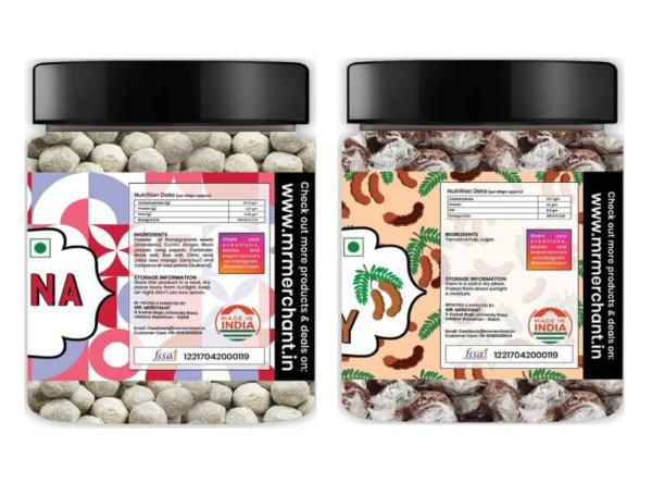 Anardana Goli Churan (300g) & Tamarind candy (300g) [Mouth Freshener ...