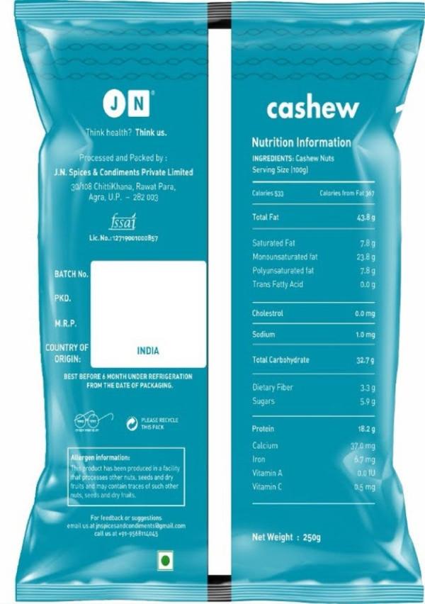 JN Premium Figs Cashews crunchy kaju and delicious anjeer Gift(2*250gms ...