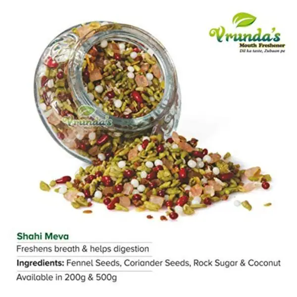 Vrunda's Shahi Meva Indian Mouthfreshner Natural Badishep Healthy ...