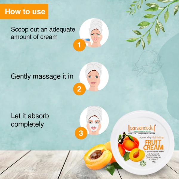 Aryanveda Apricot Whip Moisturizing Cream With Apricot & Almond For ...