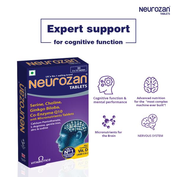 NEUROZAN Multivitamin 30 Tablets - JioMart