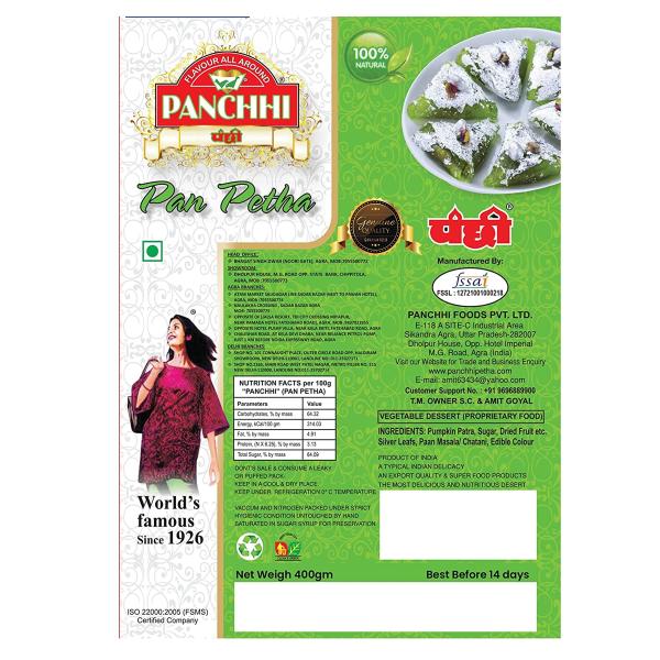 PANCHHI Pan Petha | Agra Special | Ash Gourd sweet-400GM - JioMart