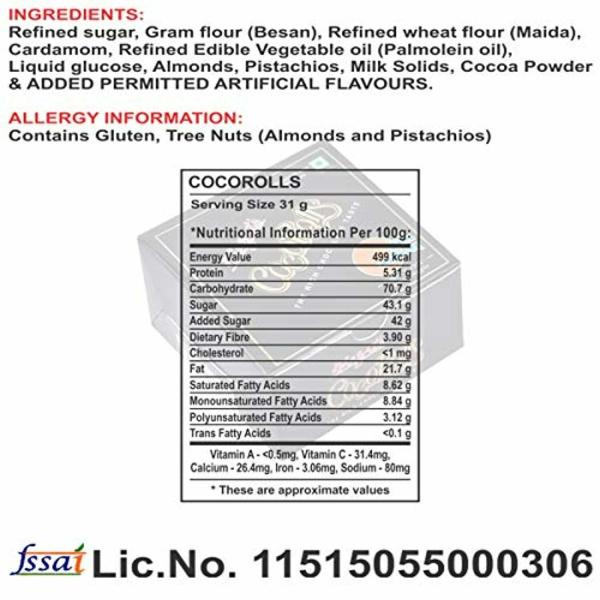 Bhagats Heera Sweets Delicious Son Roll with Almonds and Pistachio ...