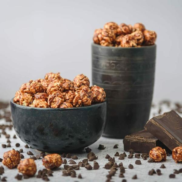 Popcorn & Company Choco Caramel Popcorn, Regular Tin, 130 gm - JioMart