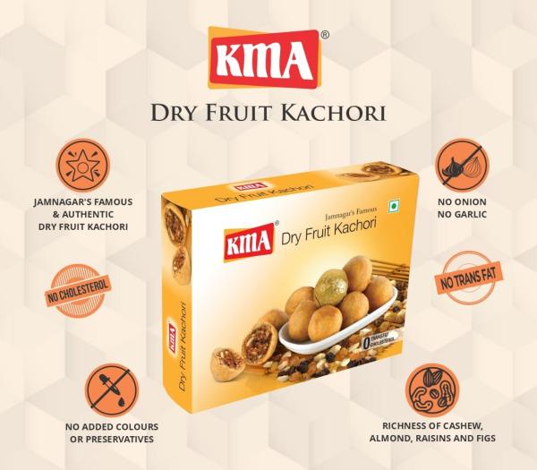 KMA Dry Fruit Kachori | Jamnagar's famous Kachori | 600g | Pack Of 2 x ...
