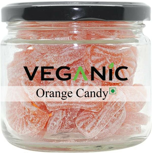 Veganic Orange Candy | Flavoured Sugar Candy | Sweet Candy Pack For ...