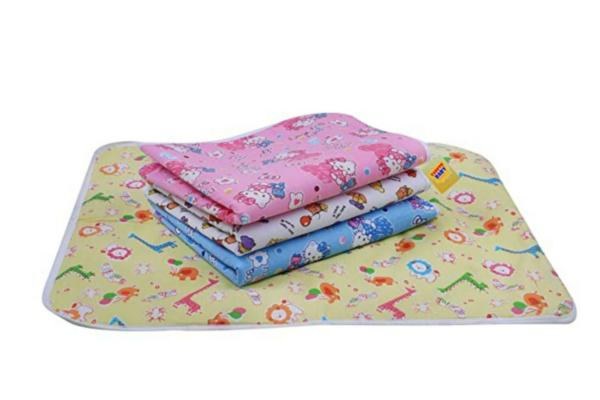 Fareto Multicolour Plastic, Cotton Diaper Changing Sheets (Pack of 1 ...