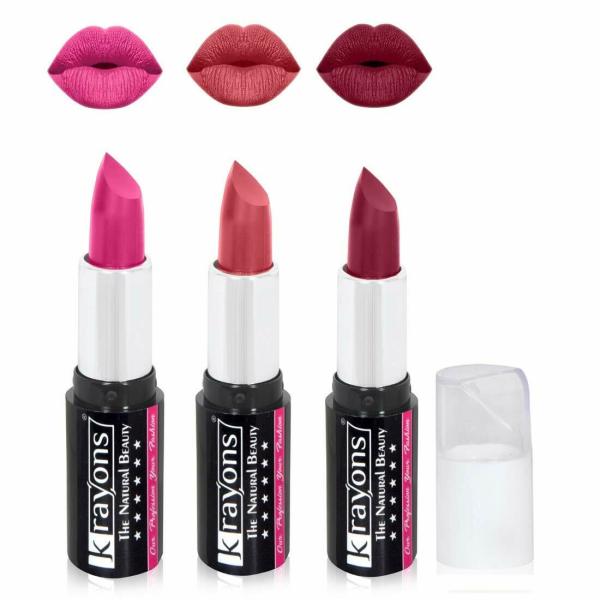 Krayons White Secret Moisturizing Matte lipstick Waterproof Long ...