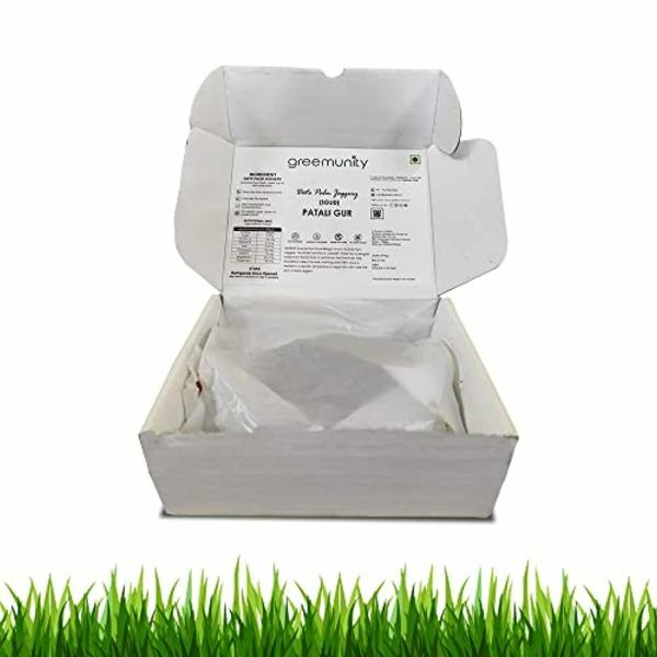 GREEMUNITY Patali Gur Khajur Date Palm Jaggery Solid 500 g - JioMart