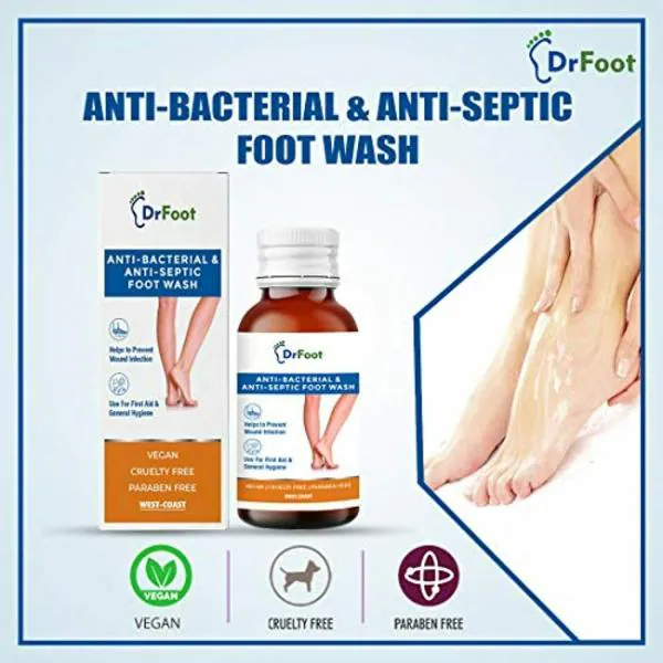 Dr Foot Antibacterial And Antiseptic Foot Wash With Povidone Iodine ...