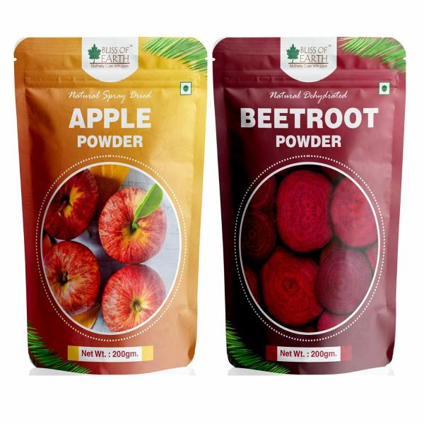 Bliss of Earth Combo Apple Powder & Beetroot Powder Natural Spray Dried ...