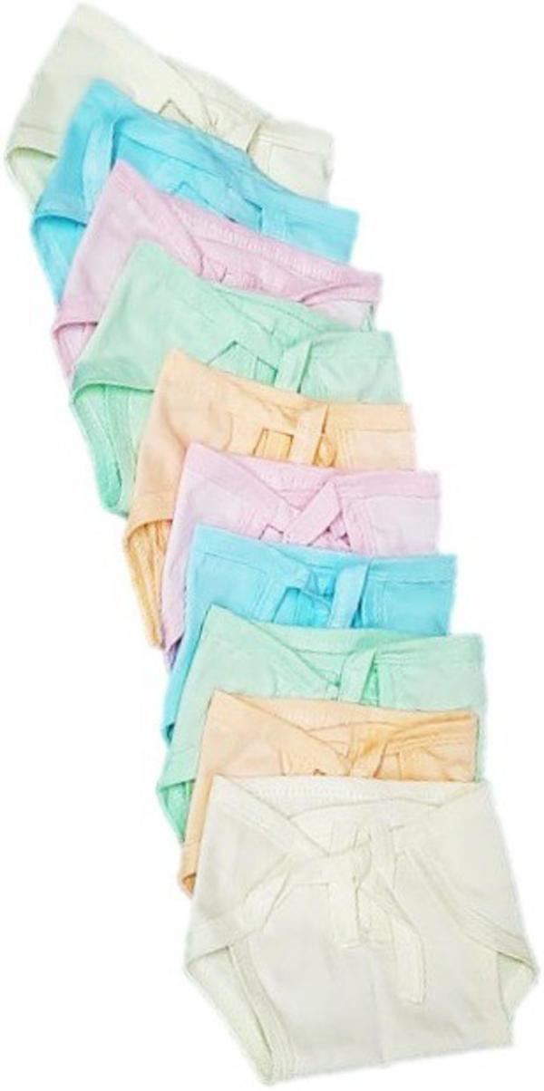 Sunuo Plain Cotton Washable And Reusable Cloth Diapers Langot Nappies ...