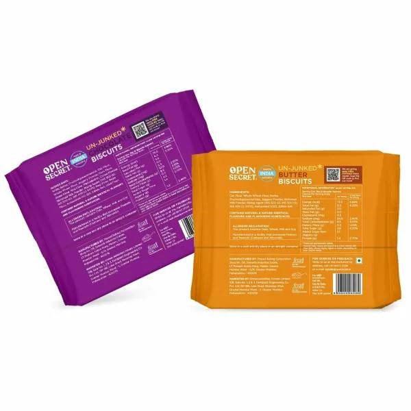 Open Secret Unjuked Butter and Chocolate Biscuit Cookies - JioMart