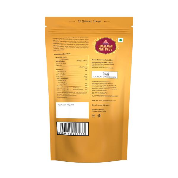 Himalayan Natives Black Salt Powder - 500G - JioMart