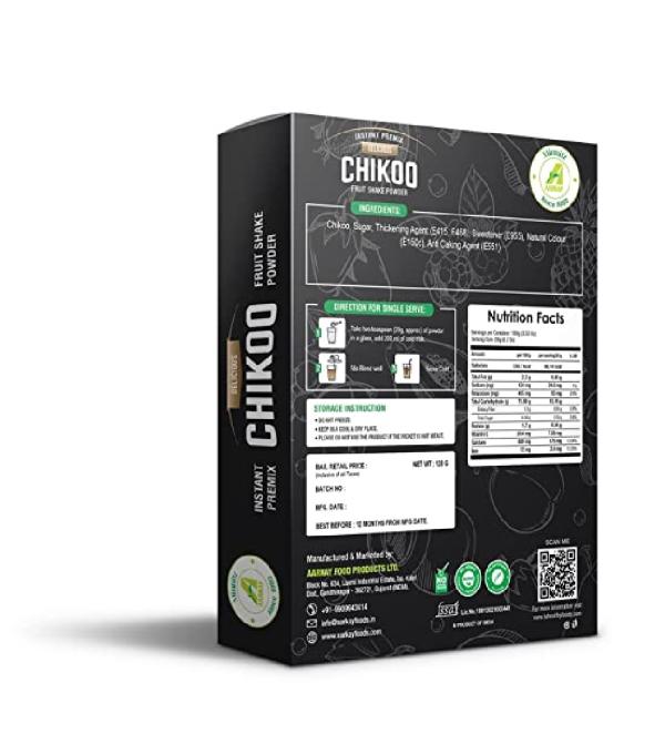AARKAY Chikoo Natural Instant Premix High Protein Milkshake Powder ...