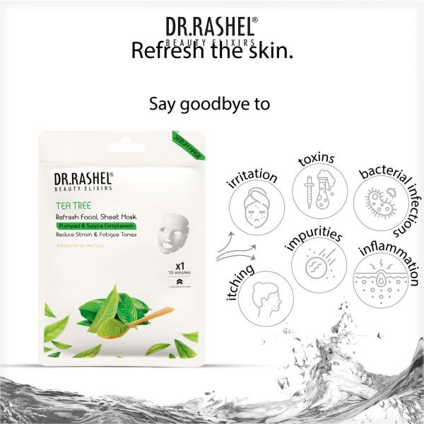 DR.RASHEL TEA TREE SHEET MASK WITH SERUM (PACK OF 3) - JioMart