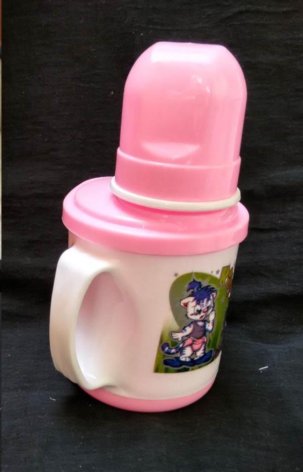 Manan Shopee Kids Pink Silicone, Polypropylene Baby Sipper - JioMart
